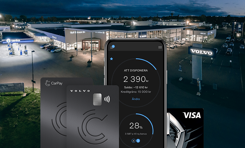 Premiär för nya Volvokortet och Carpaykortet - Rolf Ericson Bil